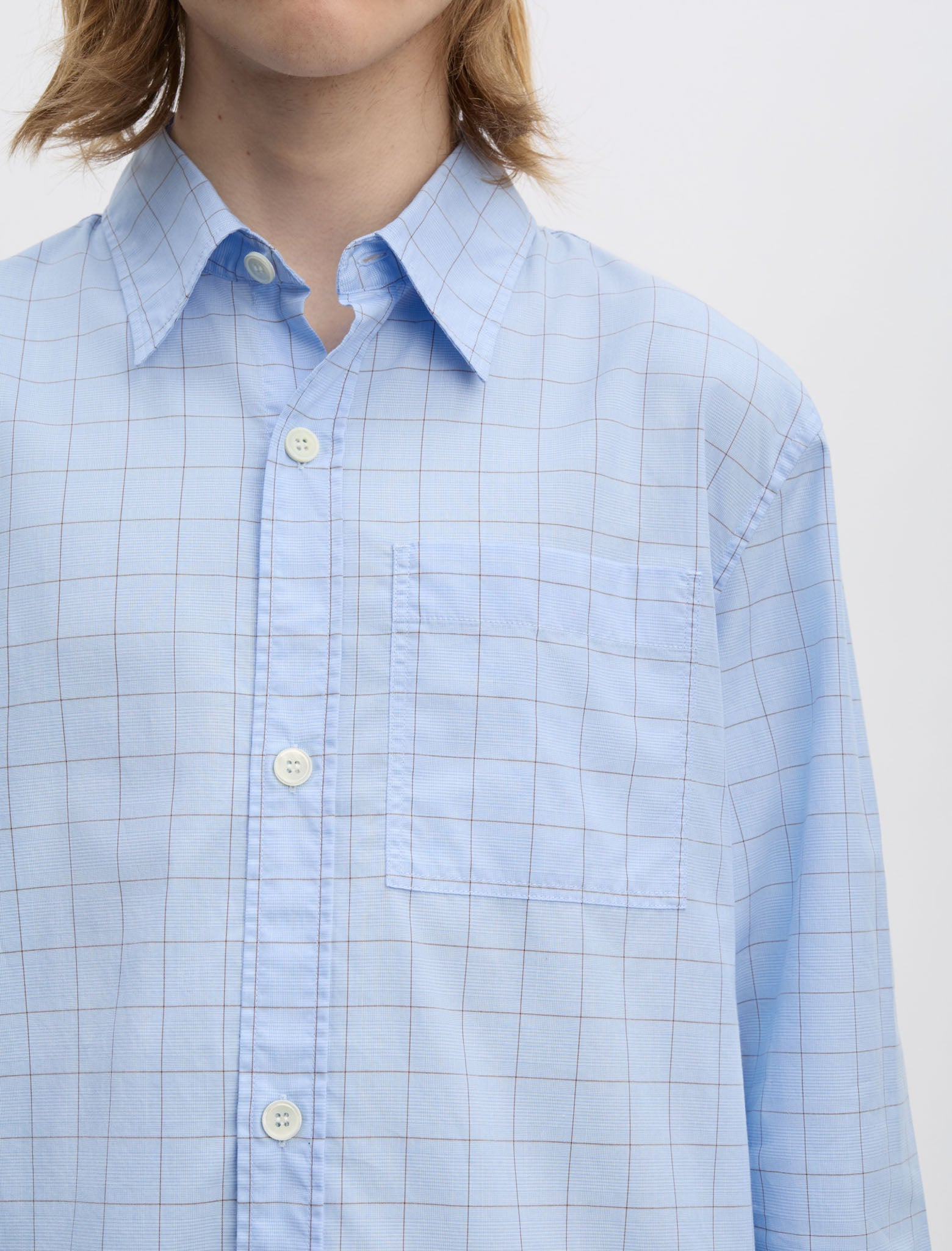 ANOTHER Shirt 4.0, Blue Check - ANOTHER ASPECT